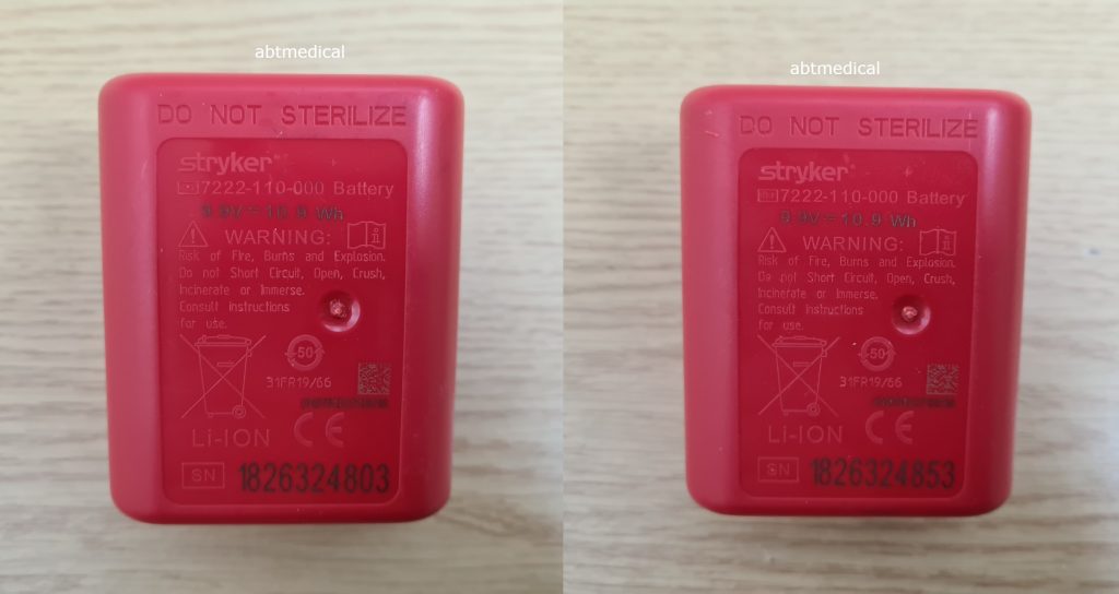 Stryker lion Battery 7222-110-000 9.9V 10.9Wh 2 pcs – Welcome to