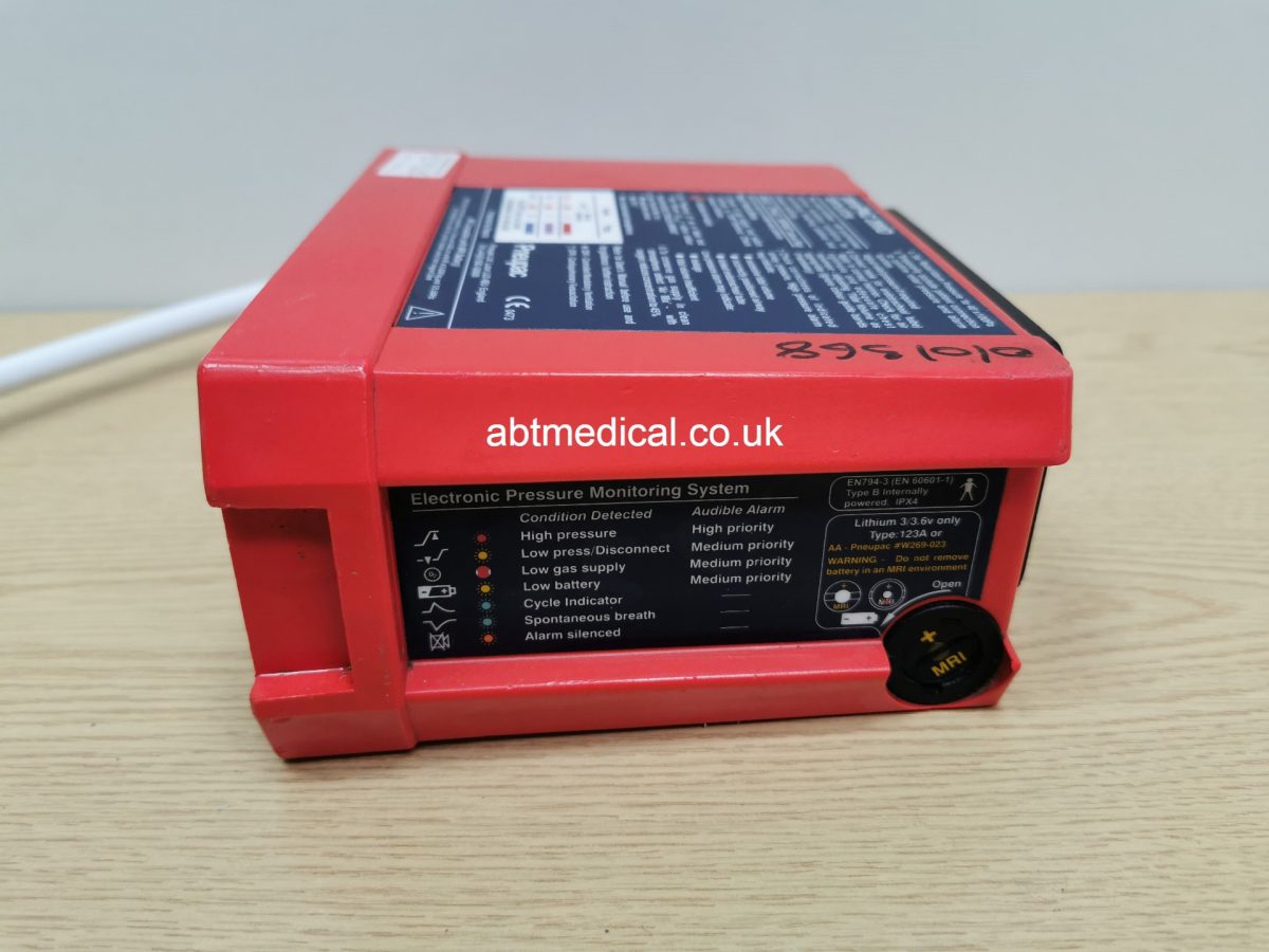 Pneupac paraPac 200D MRI Compatible Ventilator with O2 + Circuit Hose ...