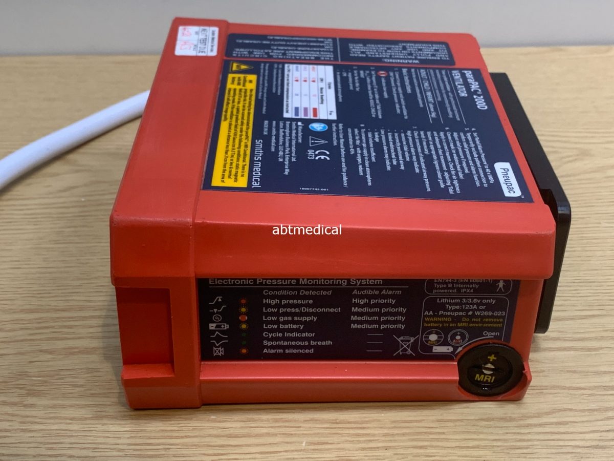 Pneupac Smith paraPac 200D MRI Compatible Ventilator – Welcome to