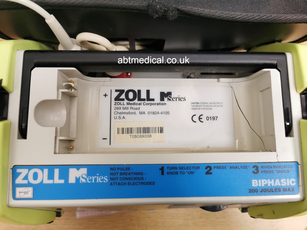 Zoll M Series Patient Monitor Ambulance + battery ecg lead and therapy ...