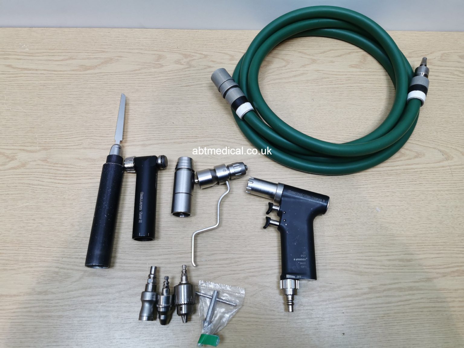 Synthes 511 701 Compact Air Drive II surgical + AO Kwire saw jacob ...