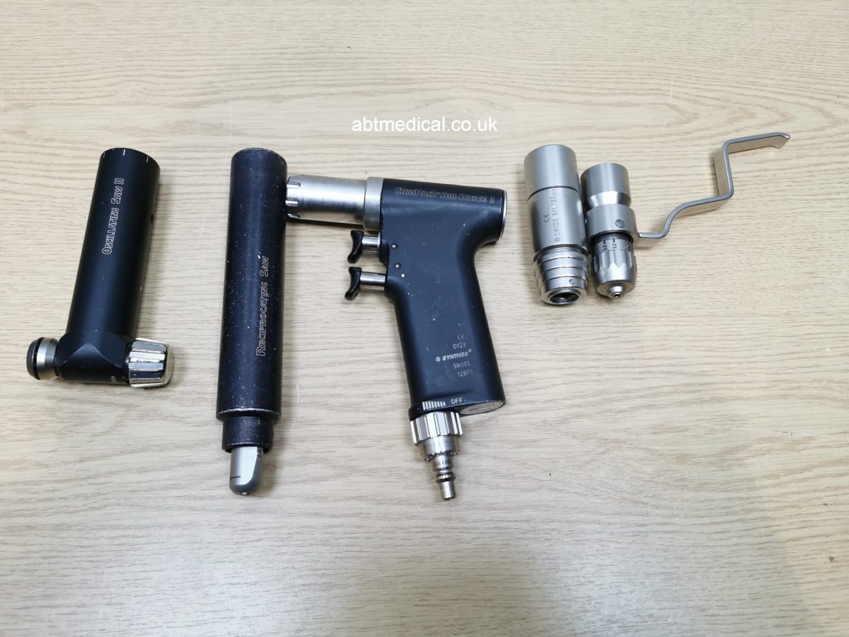Synthes 511 701 Compact Air Drive II surgical + AO Kwire saw jacob ...