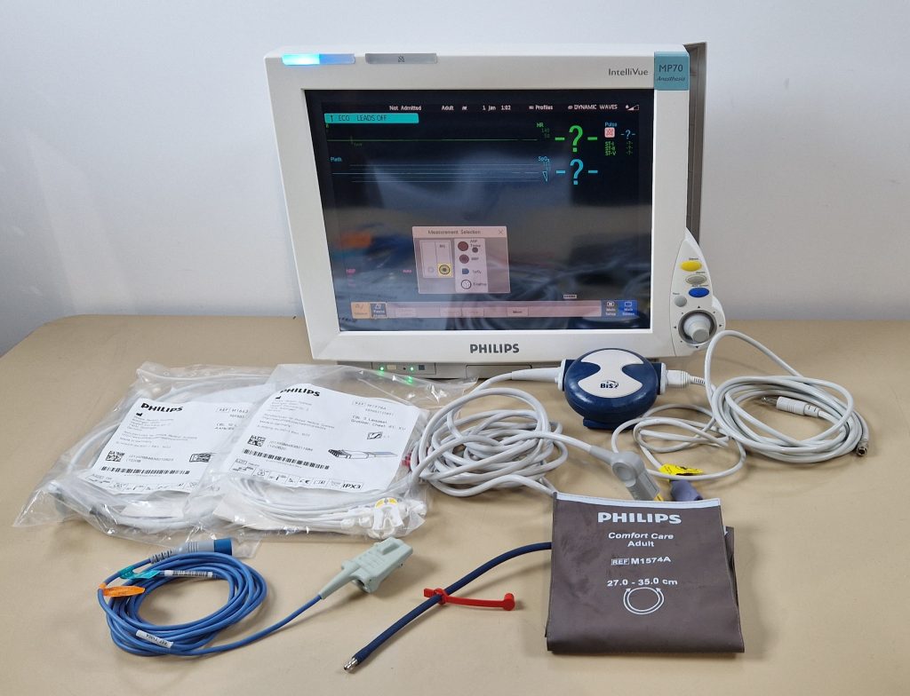 Philips IntelliVue MP70 Anesthesia Patient Monitor with Covidien Bis ...