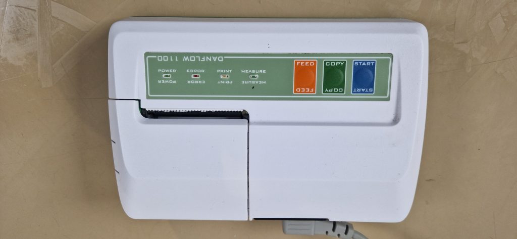 Danflow 1100 thermal printer connected via cable or wirelessly – Welcome to