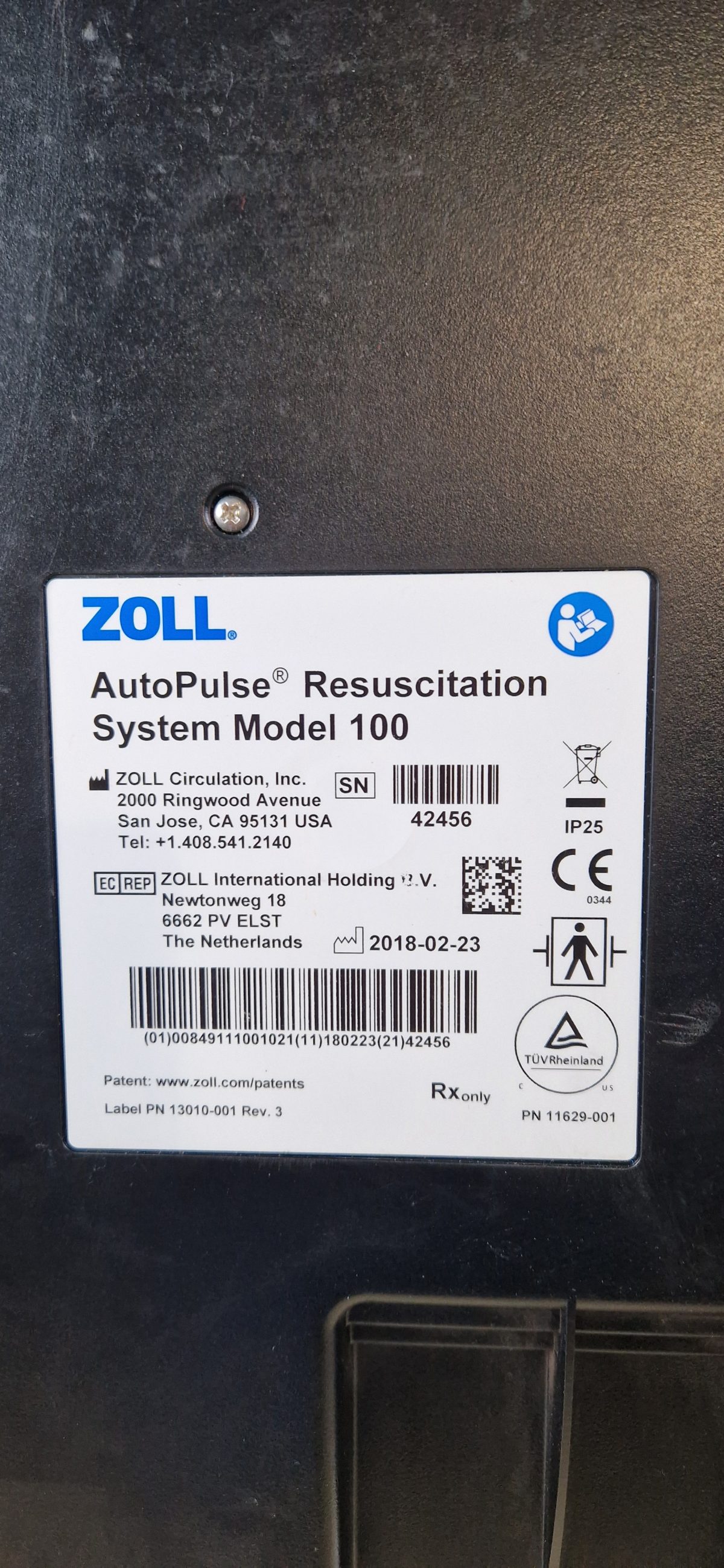 Zoll autopulse plus system model 100 – mfg 2018 with battery charger ...