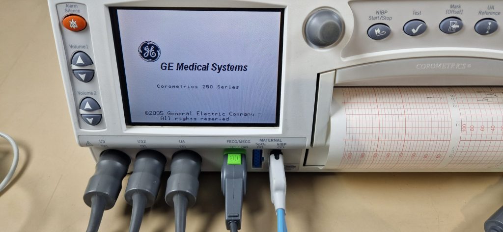 GE COROMETRICS 259CX SERIES MATERNAL MONITOR HEART ECG/EKG US + TOCO ...