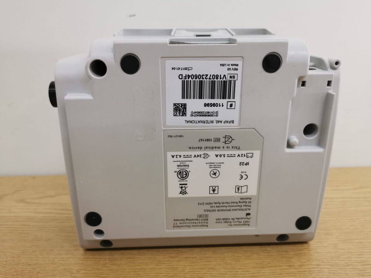 BIPAP Philips Respironics BIBPAP A40 Ventilator with power adapter Bi ...
