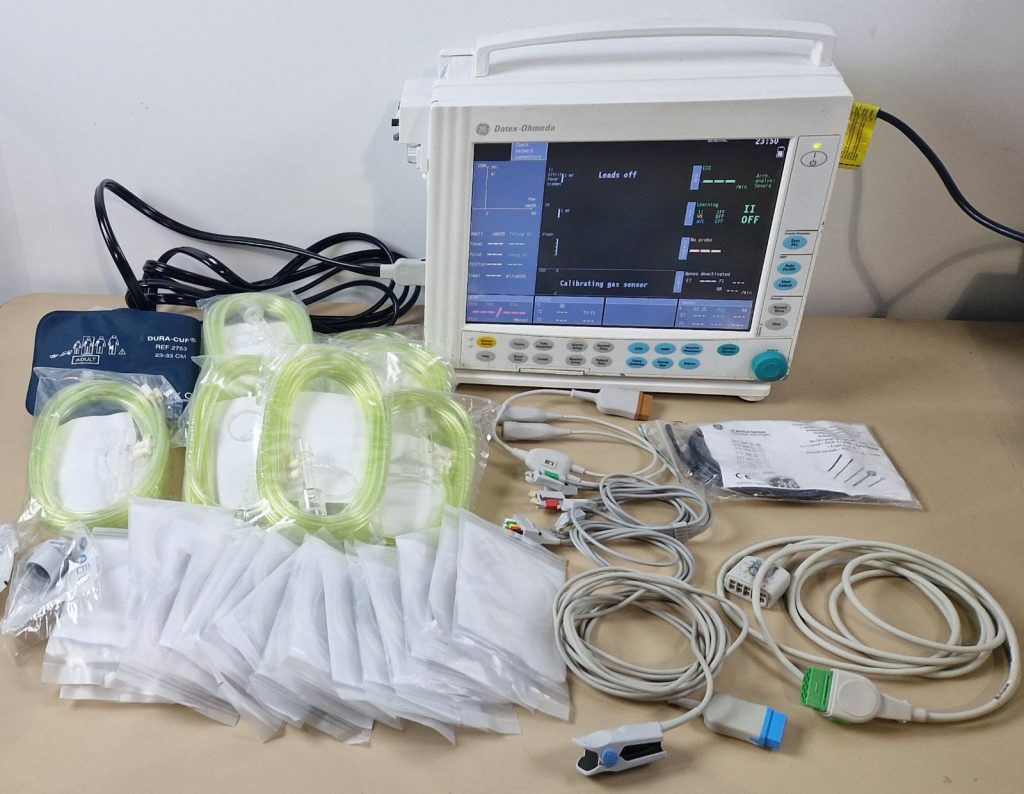 GE DATEX-OHMEDA GE Datex ohmeda S5 anesthetic Patient Monitor + E-CAiOV ...