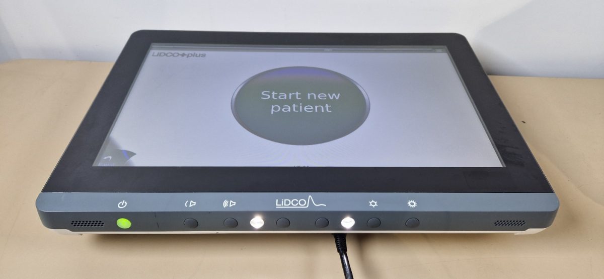 LIDCO Rapid Hemodynamic Monitor Ref.HM 92-01 Software Version with ...