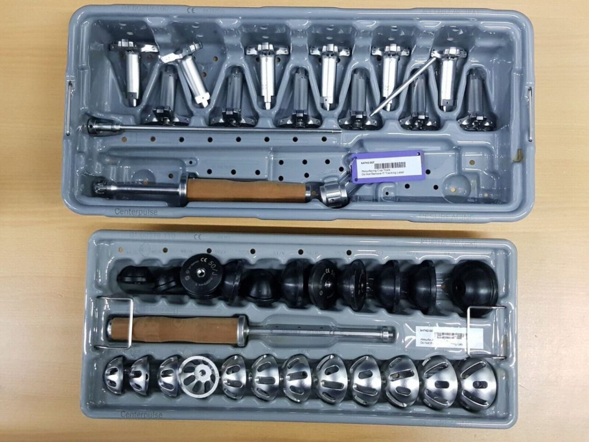 ZIMMER Durom 01.00219.826 HIP resurfacing surgical tool set acetabular ...